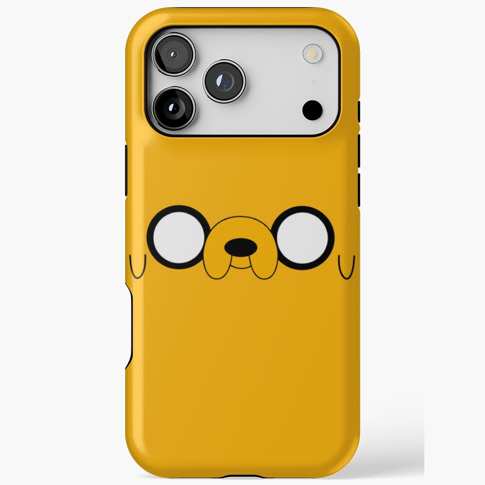 Adventure Time Jake The Dog Eyes Face Funny Zoom Art iPhone Case 17 ...