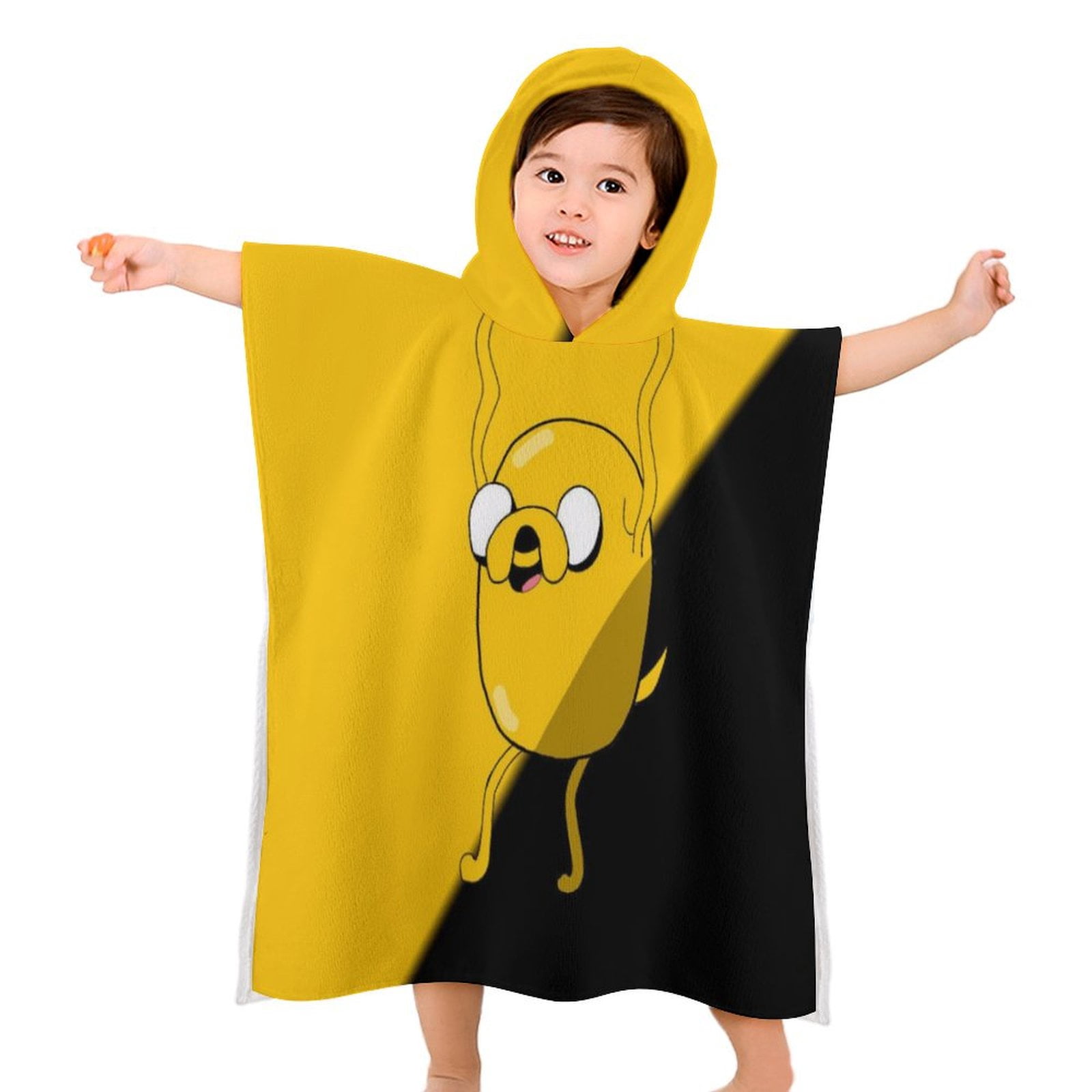 Adventure Time Jake The Dog Hooded Towel for Kids - Toddler Bath Towel ...