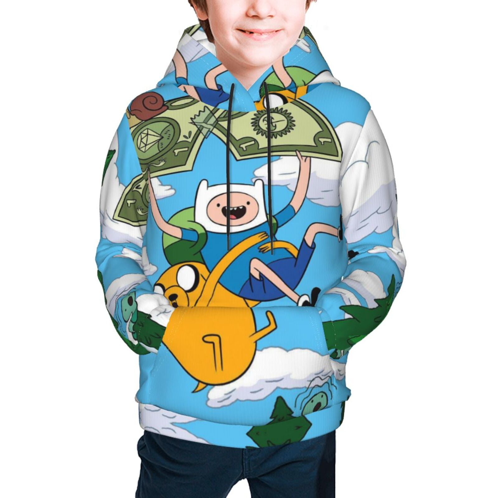 Adventure Time Jake The Dog Kids Pullover Hoodies 3d Print Hooded ...