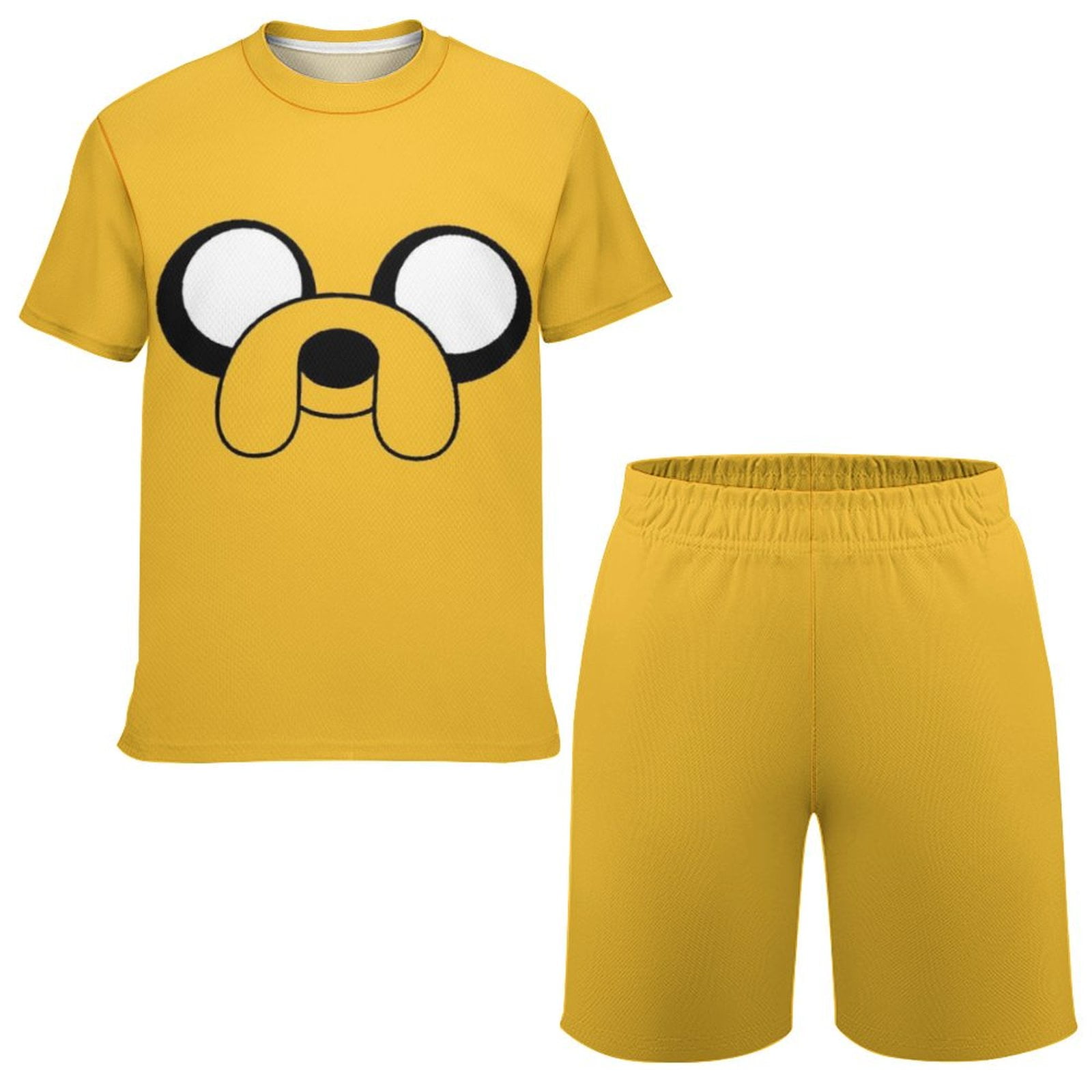Adventure Time Jake The Dog Kids Short Sleeve T-Shirt And Mesh Shorts ...