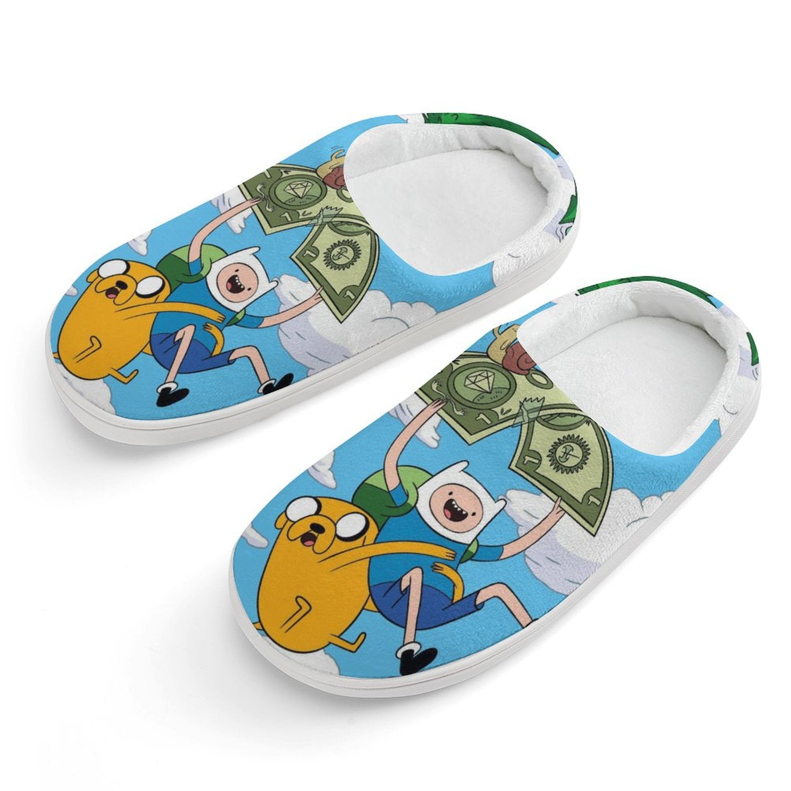 Adventure Time Jake The Dog Kids Slippers Boys Girls Warm Soft Memory ...