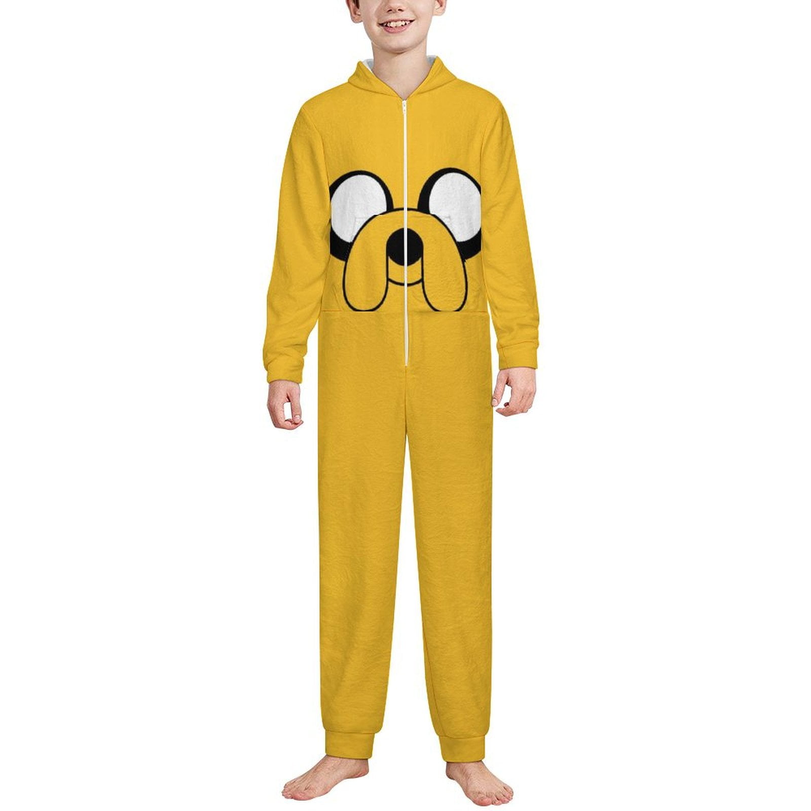 Adventure Time Jake The Dog Kids Union Suit One Piece Pajama Onesie ...