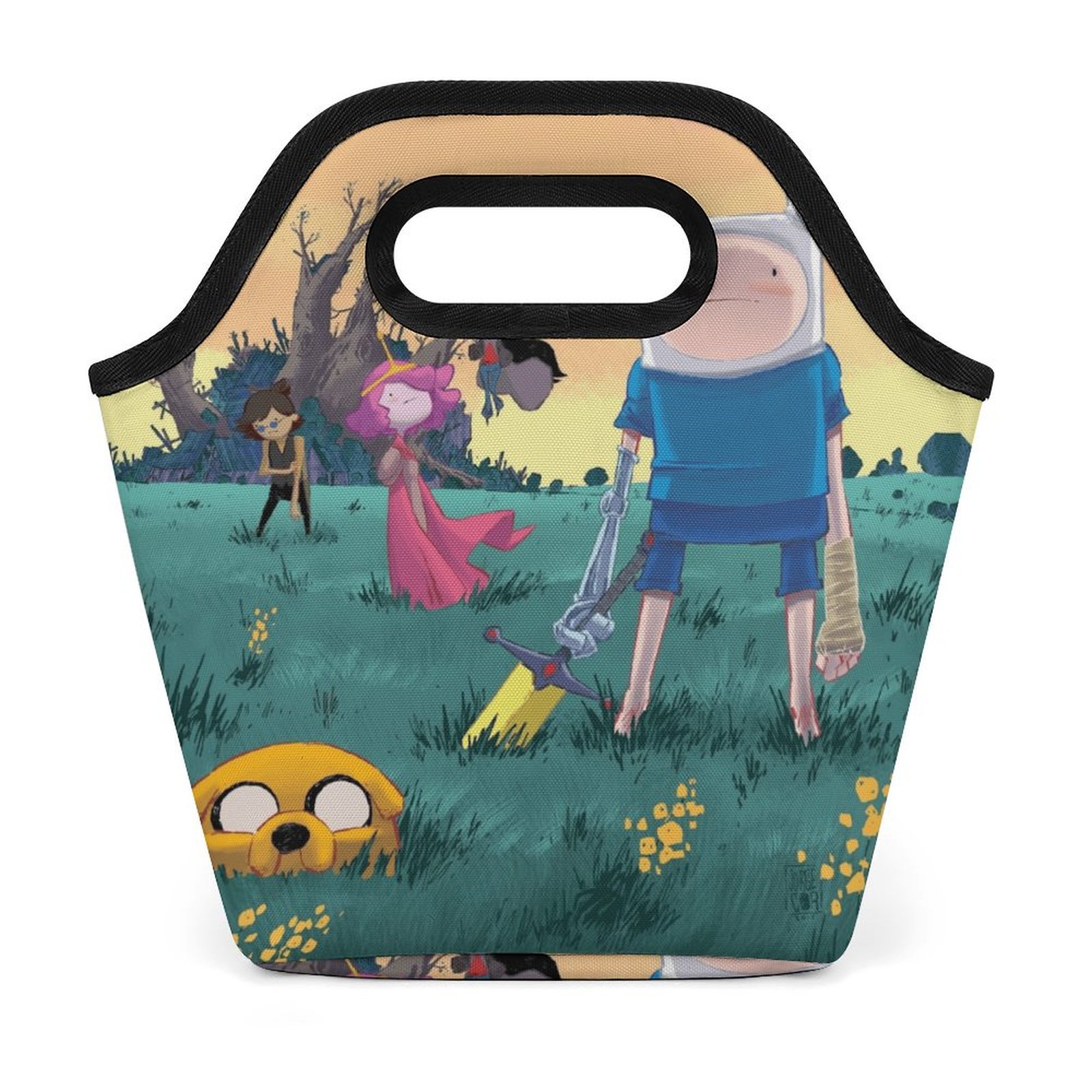 Adventure Time Jake The Dog Lunch Bag, Insulated Lunch Tote Large Lunch ...