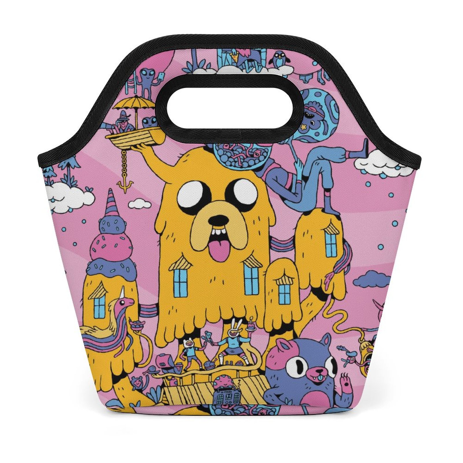 Adventure Time Jake The Dog Lunch Bag, Insulated Lunch Tote Large Lunch ...