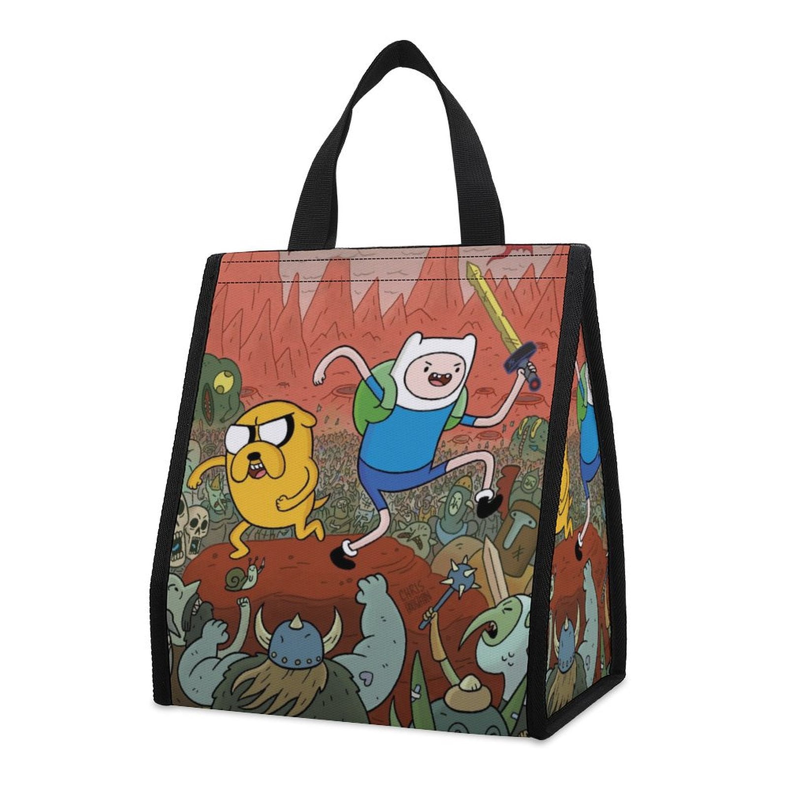 Adventure Time Jake The Dog Lunch Box Reusable Lunch Bag Insulated ...