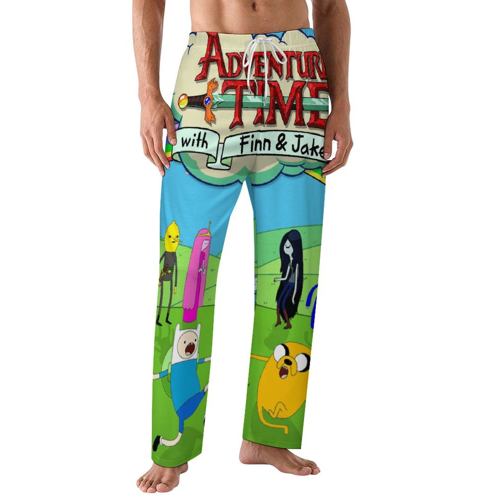 Adventure Time Jake The Dog Men Pajama Pants Bottoms Lounge Pants ...