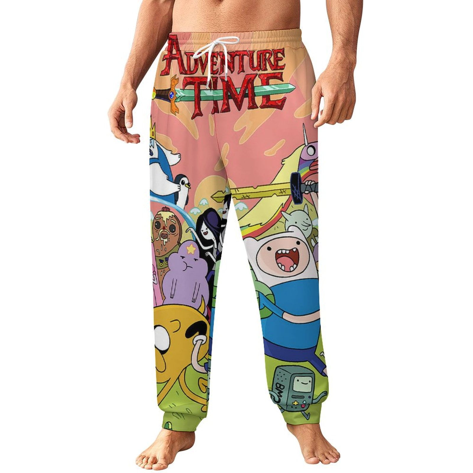 Adventure Time Jake The Dog Men's Athletic Joggers Stretch Sweatpants ...