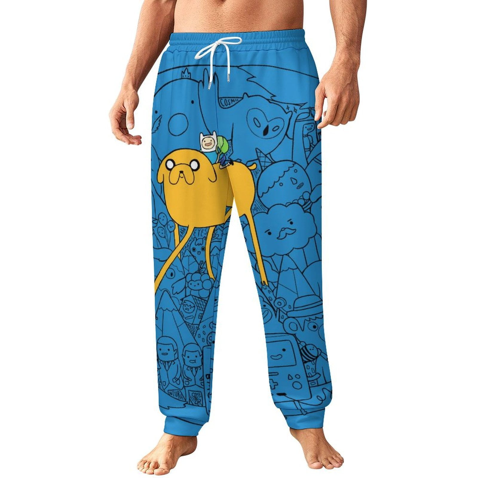 Adventure Time Jake The Dog Men's Athletic Joggers Stretch Sweatpants ...