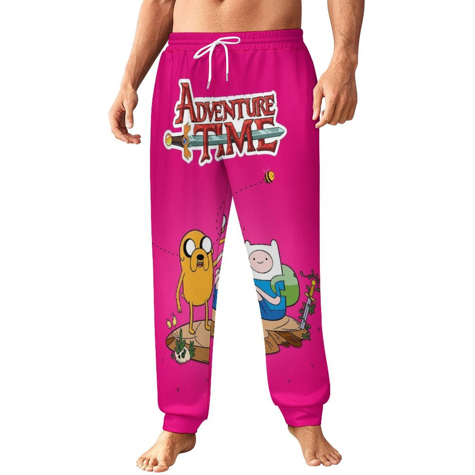 Adventure Time Jake The Dog Men's Athletic Joggers Stretch Sweatpants ...