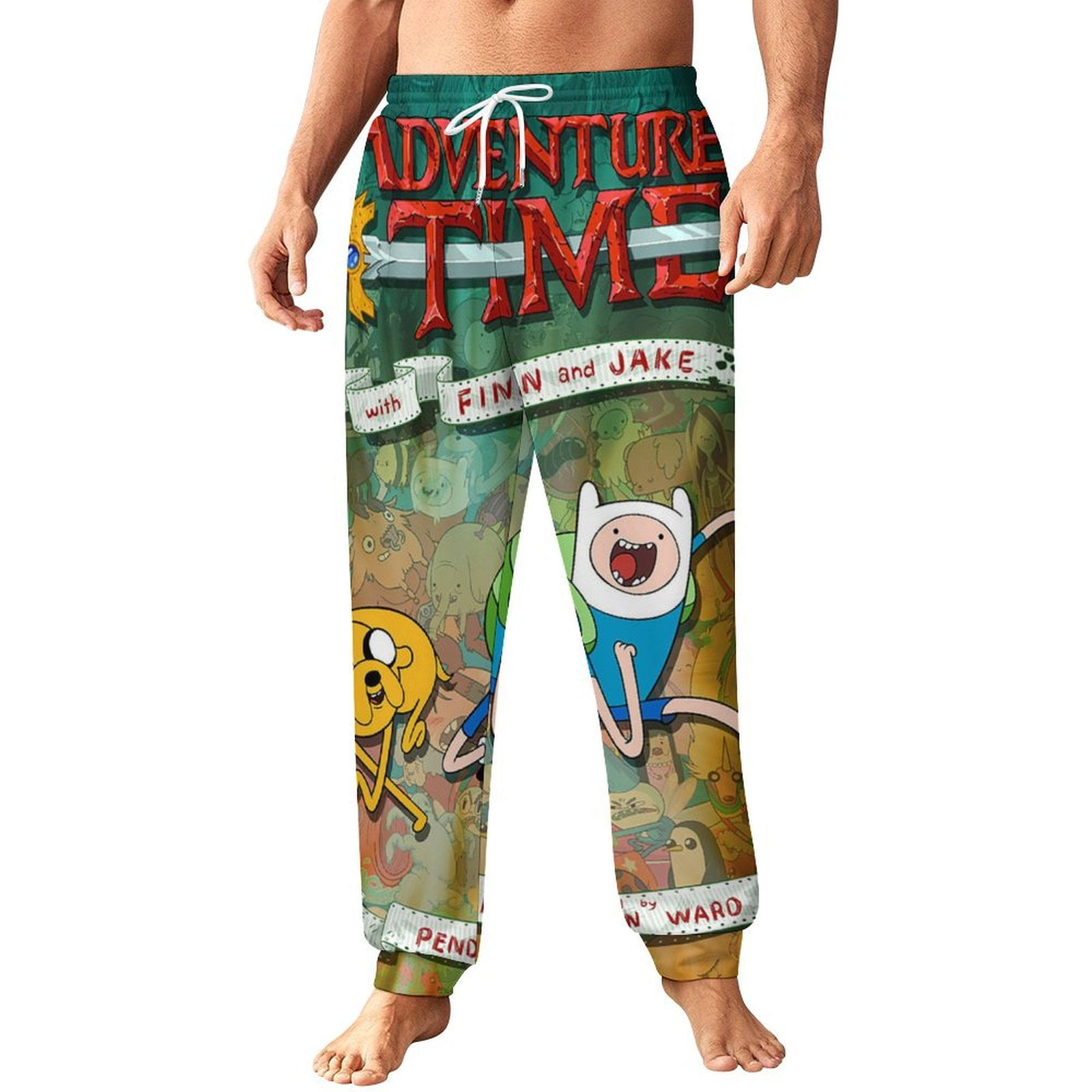 Adventure Time Jake The Dog Men's Athletic Joggers Stretch Sweatpants ...