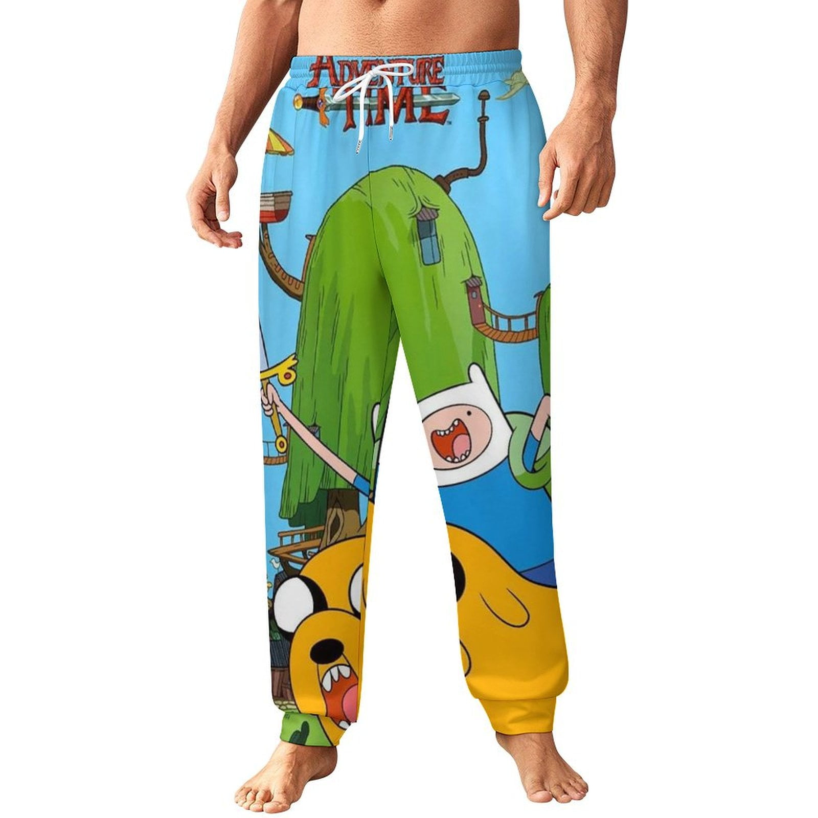 Adventure Time Jake The Dog Men's Athletic Joggers Stretch Sweatpants ...