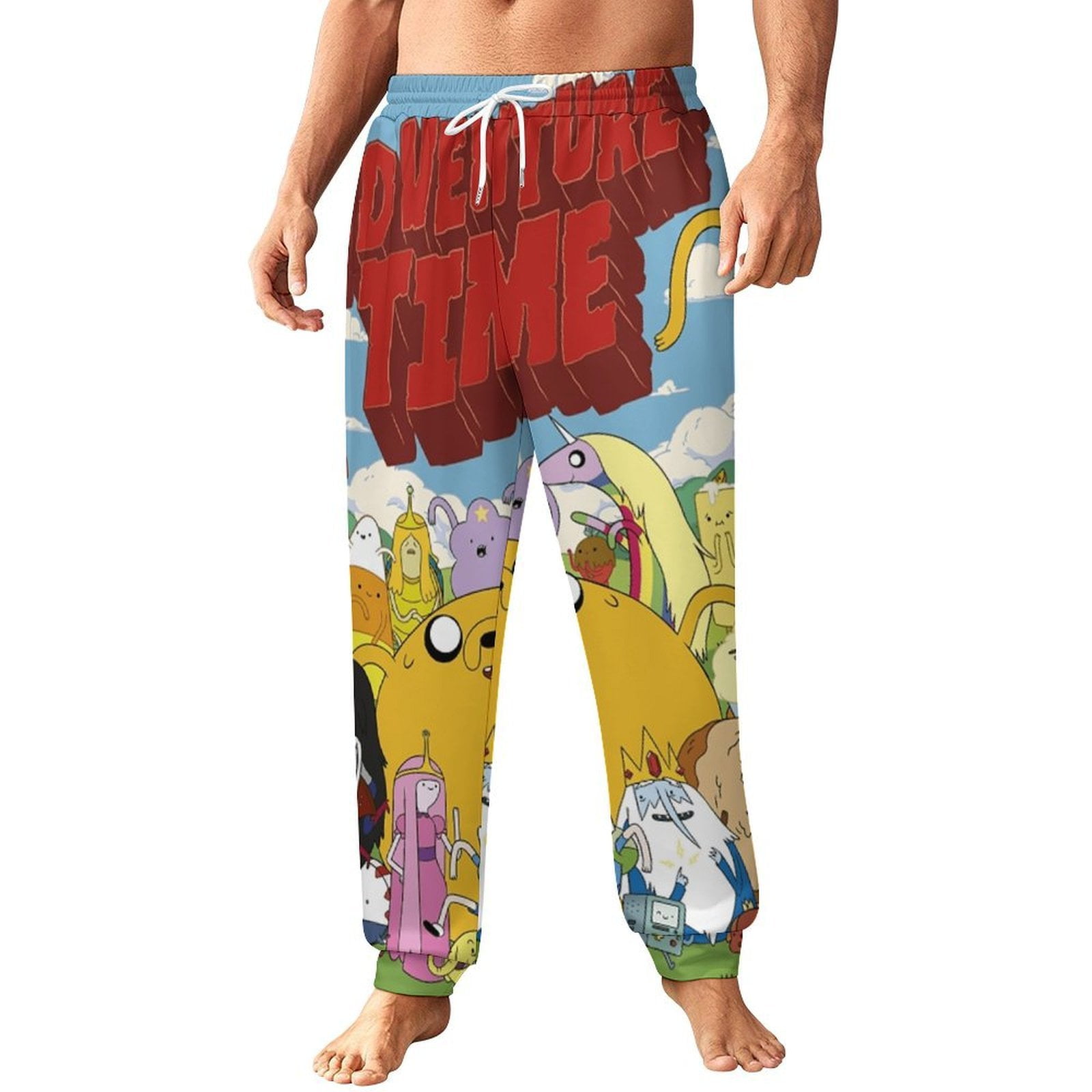 Adventure Time Jake The Dog Men's Athletic Joggers Stretch Sweatpants ...