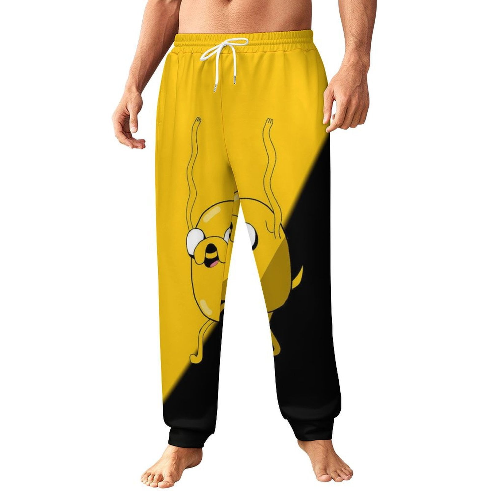 Adventure Time Jake The Dog Men's Athletic Joggers Stretch Sweatpants ...