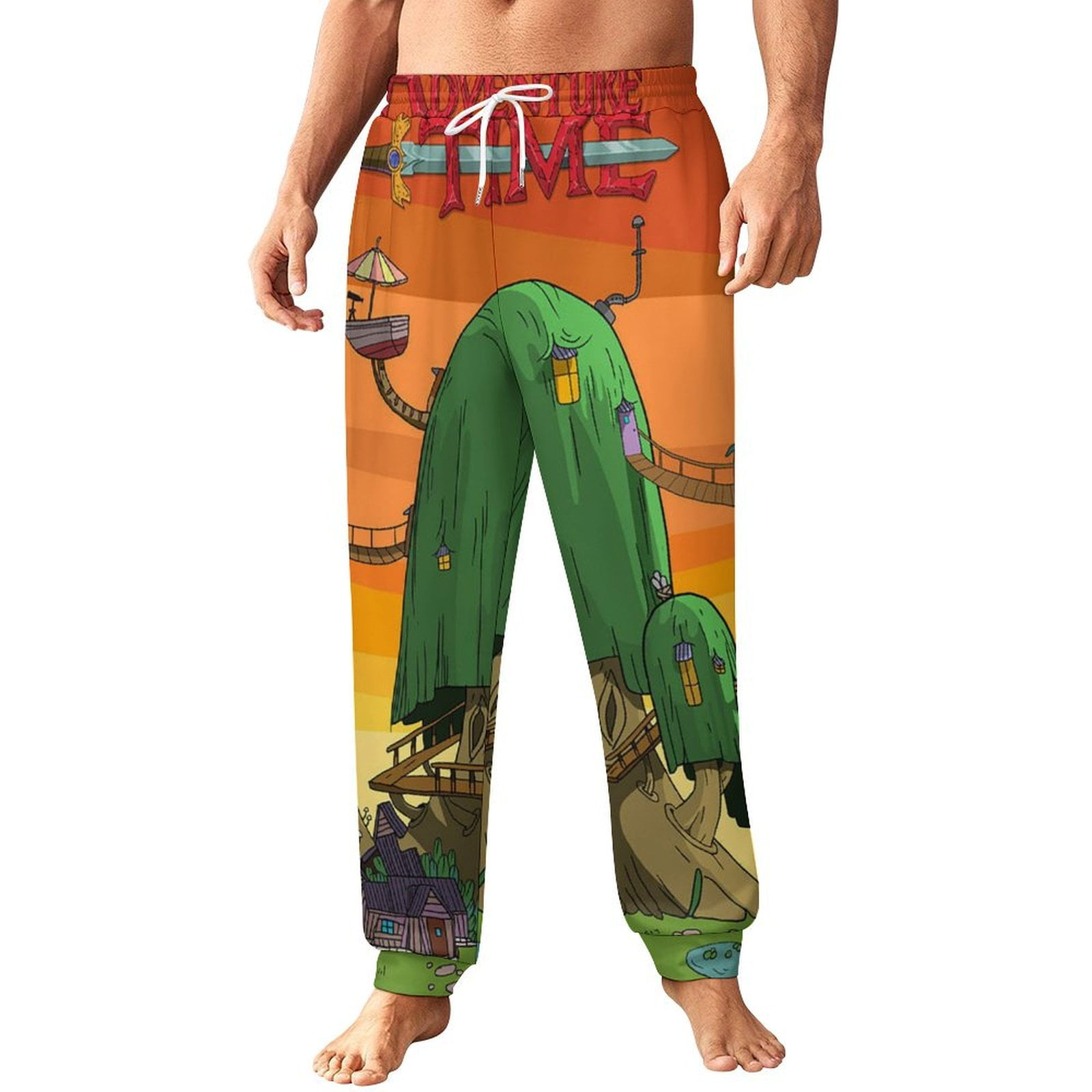 Adventure Time Jake The Dog Men's Athletic Joggers Stretch Sweatpants ...