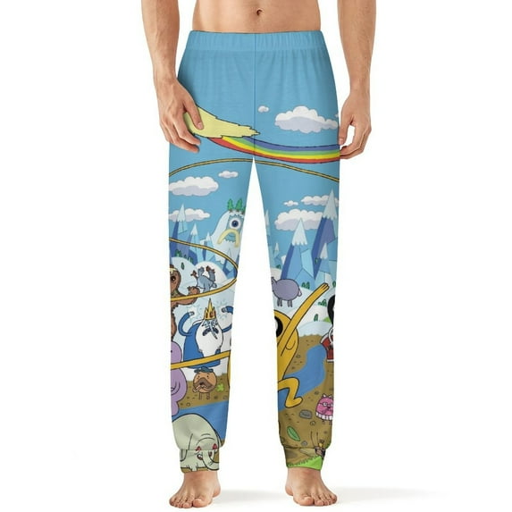 Adventure Time Jake The Dog Men's Lightweight Pajama Pants Soft Lounge ...