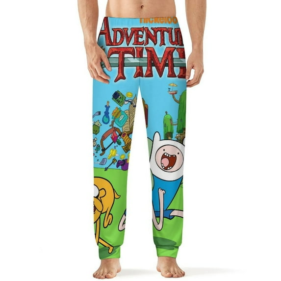 Adventure Time Jake The Dog Men's Lightweight Pajama Pants Soft Lounge ...