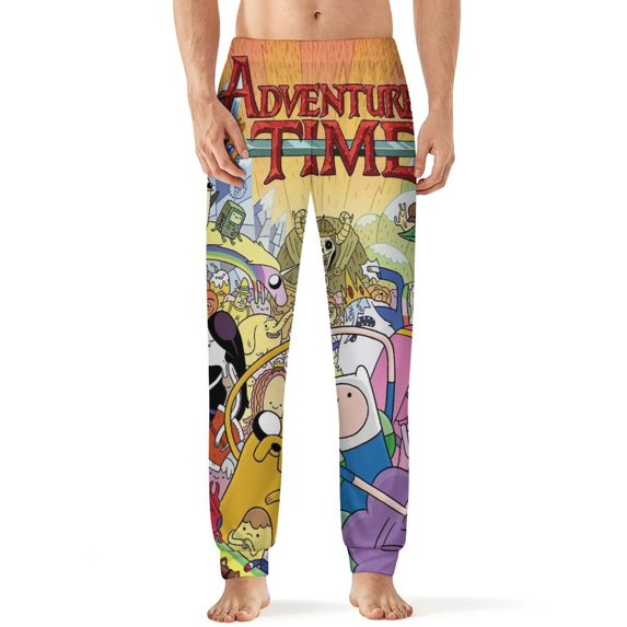 Adventure Time Jake The Dog Men's Lightweight Pajama Pants Soft Lounge ...