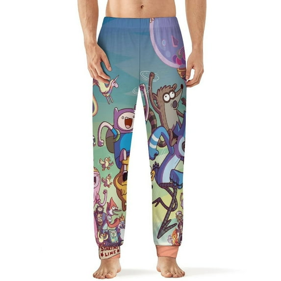 Adventure Time Jake The Dog Men's Lightweight Pajama Pants Soft Lounge ...