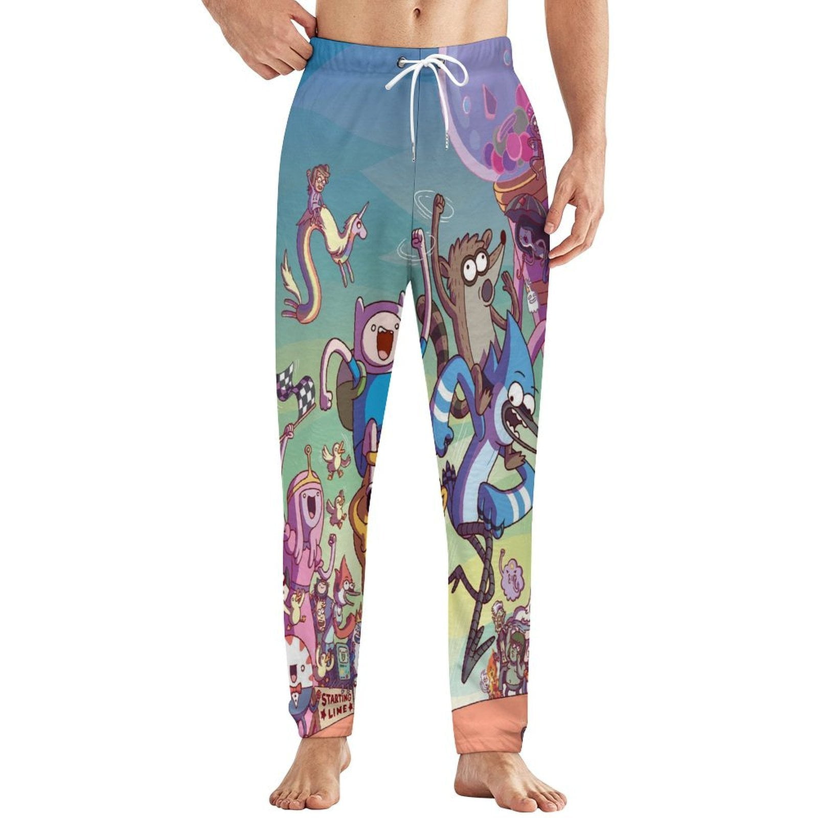 Adventure Time Jake The Dog Mens Pajama Pants Microfleece Pajama ...