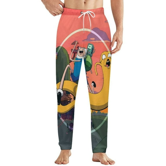 Adventure Time Jake The Dog Mens Pajama Pants Microfleece Pajama ...