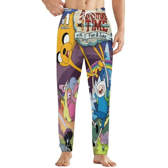 Adventure Time Jake The Dog Mens Pajama Pants Microfleece Pajama ...