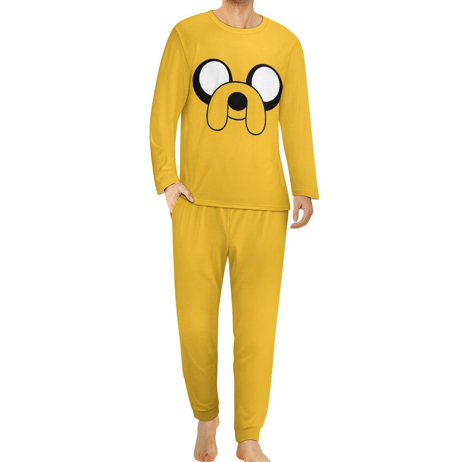 Adventure Time Jake The Dog Mens Pajamas Set Soft Pj Sets Comfy ...