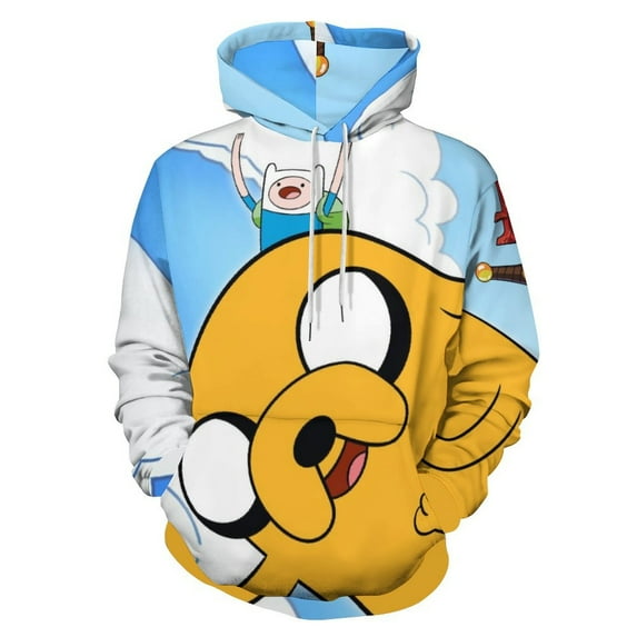 Adventure Time Jake The Dog Mens Womens Novelty Hoodie 3D Print ...