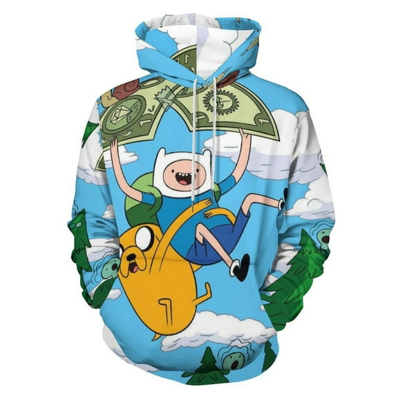 Adventure Time Jake The Dog Mens Womens Novelty Hoodie 3D Print ...