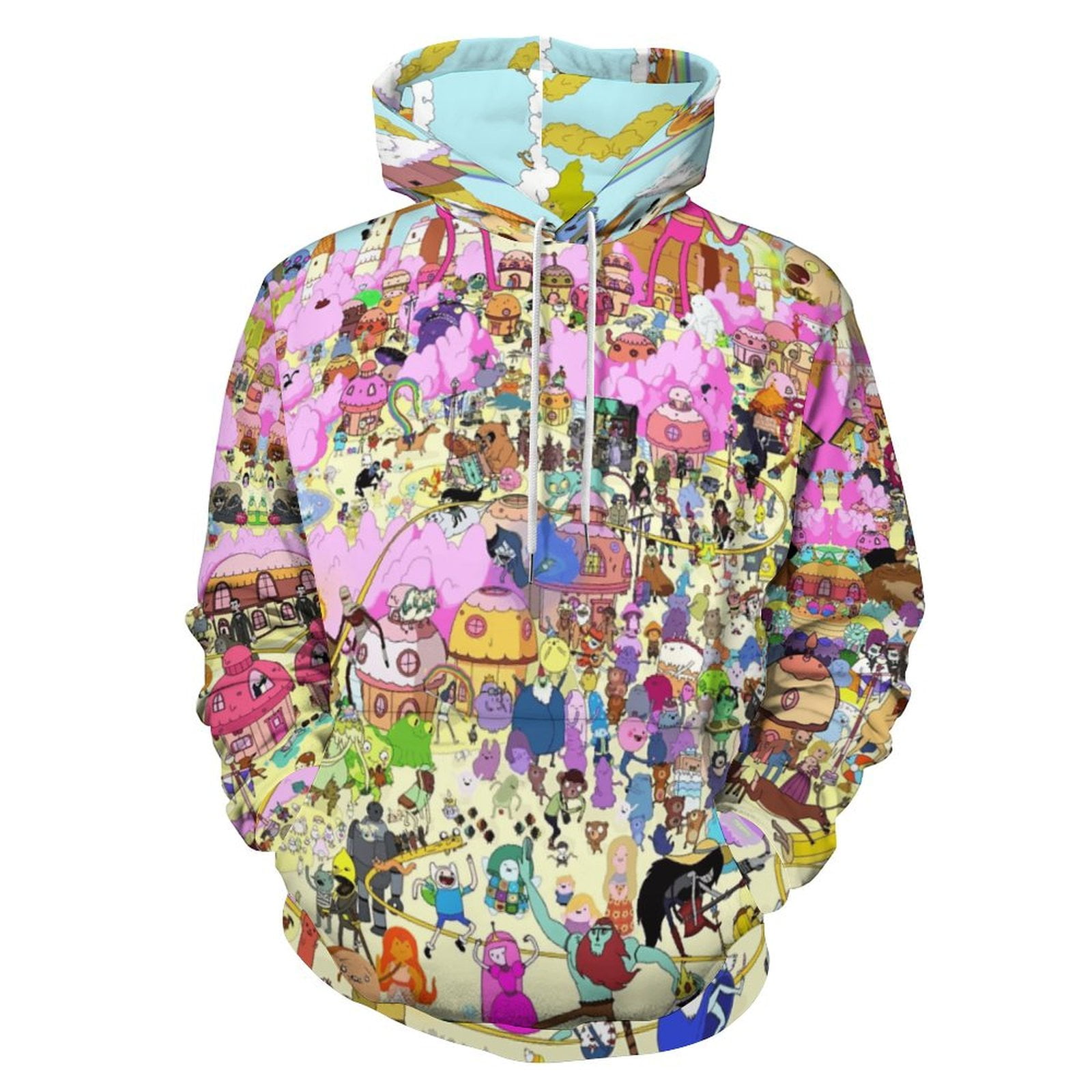 Adventure Time Jake The Dog Mens Womens Novelty Hoodie 3D Print ...