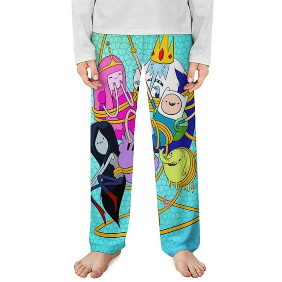Adventure Time Jake The Dog Pajama Pants Long Sleep Pants Soft Elastic ...