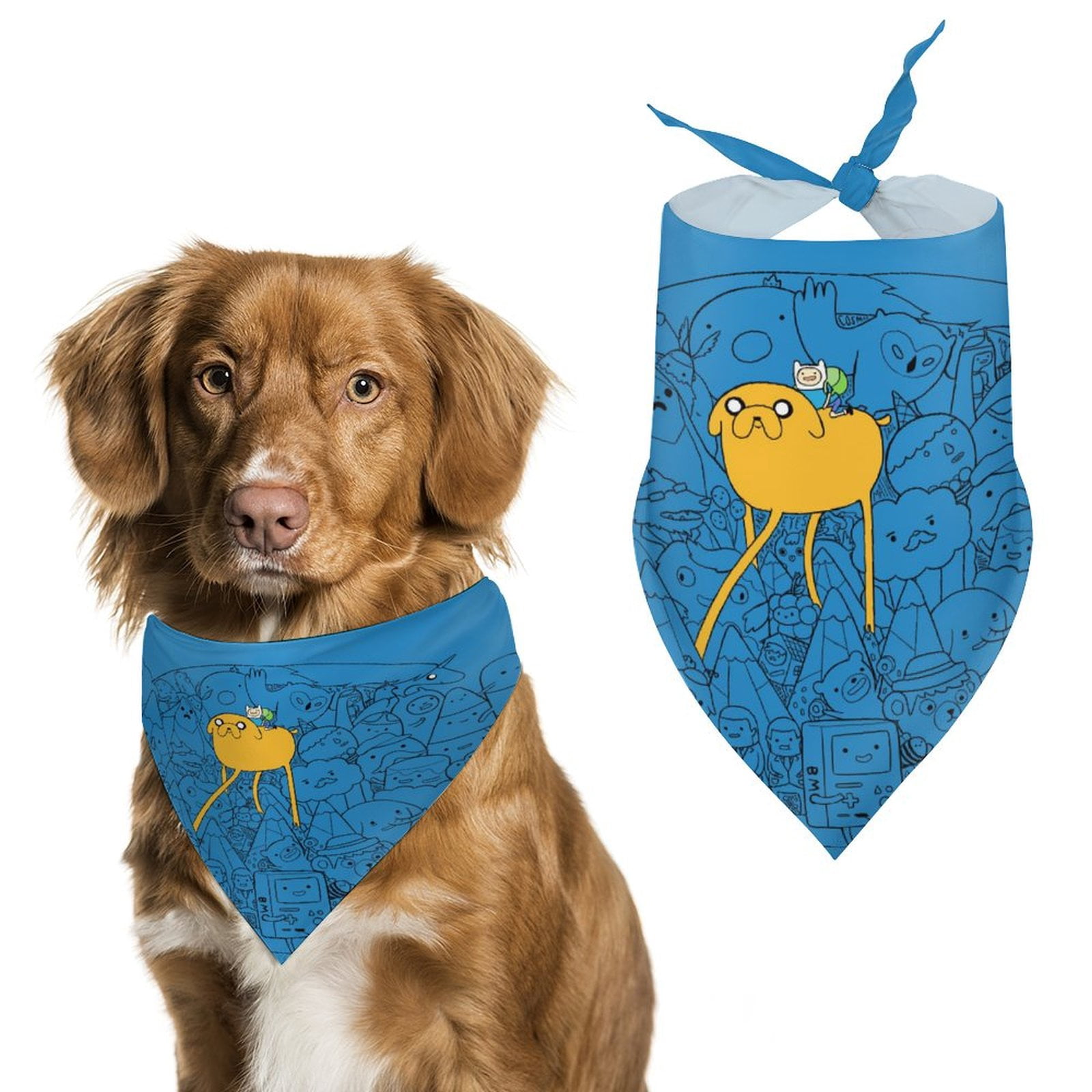 Adventure Time Jake The Dog Paws Dog Bandana for Small Medium Large ...