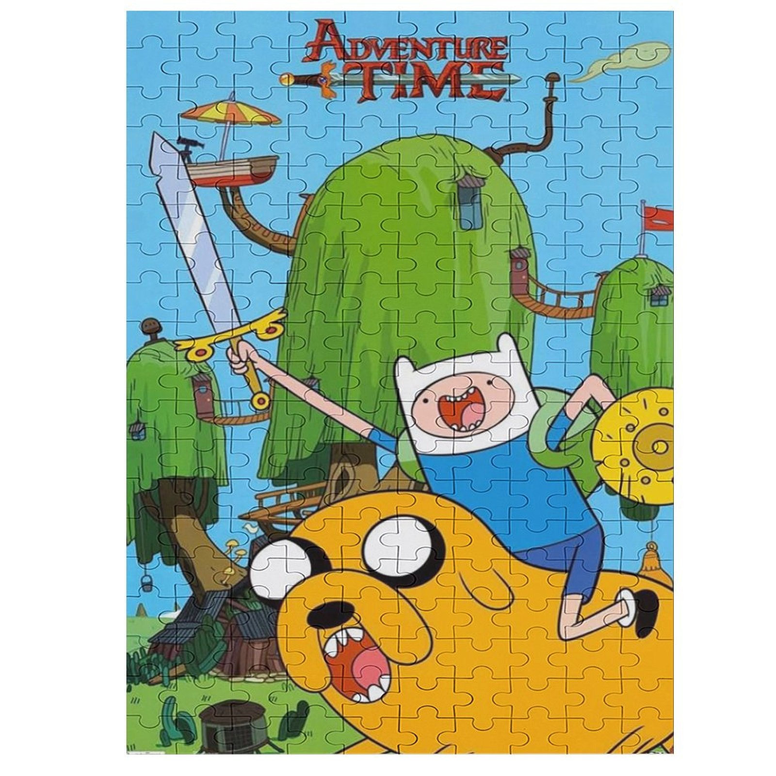 Adventure Time Jake The Dog Puzzle - 200 PCS Jigsaw Puzzle - Walmart.com