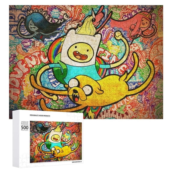 Adventure Time Jake The Dog Puzzle - 500 PCS Jigsaw Puzzle - Walmart.com