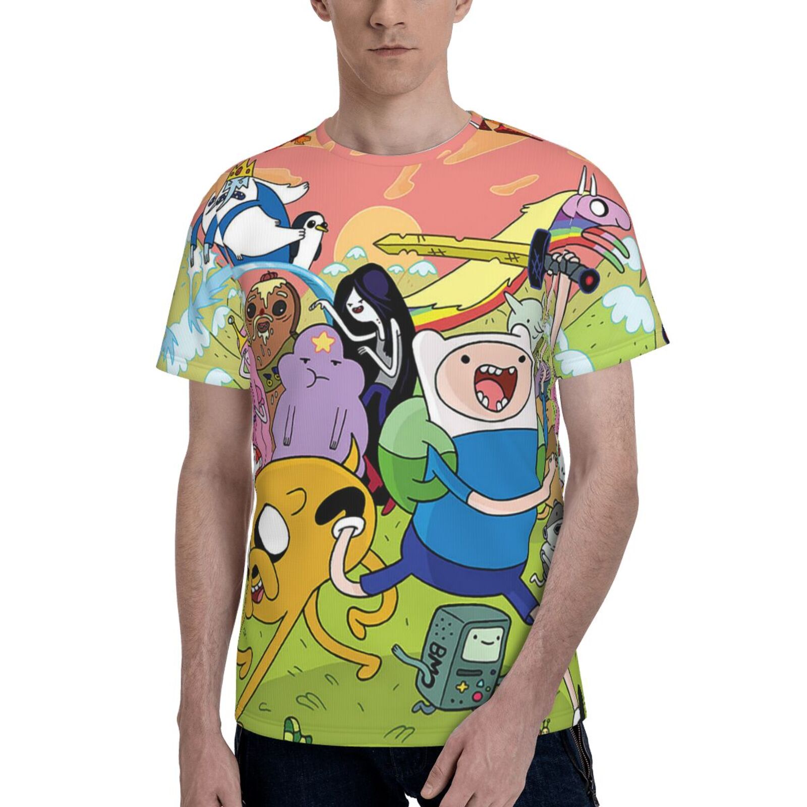 Adventure Time Jake The Dog T-Shirts 3d Printed Short Sleeve Tee Shirt ...