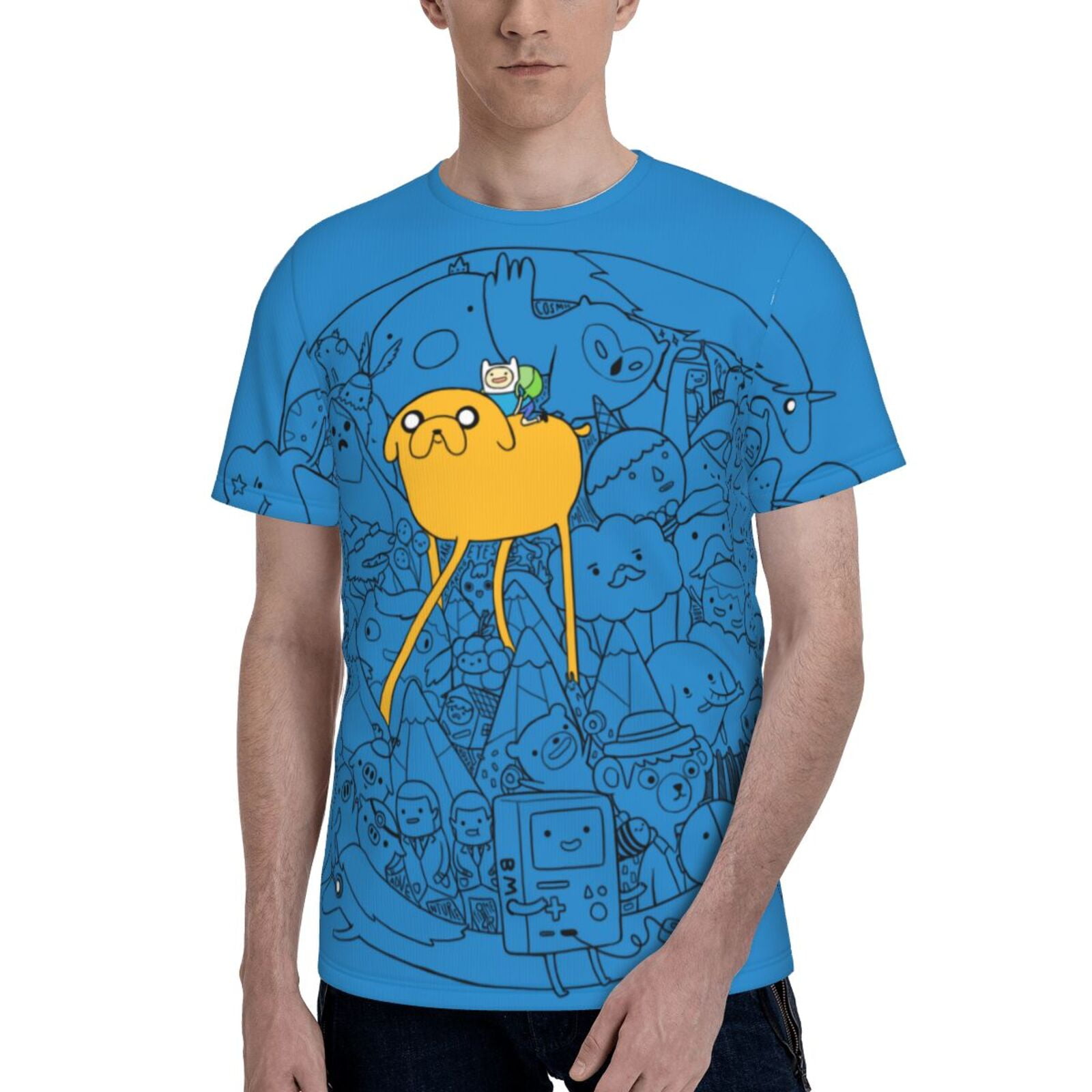 Adventure Time Jake The Dog T-Shirts 3d Printed Short Sleeve Tee Shirt ...