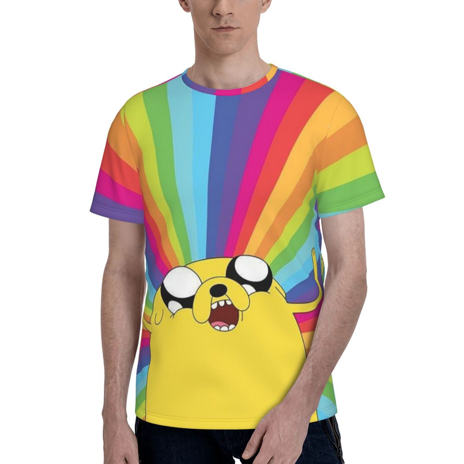 Adventure Time Jake The Dog T-Shirts 3d Printed Short Sleeve Tee Shirt ...