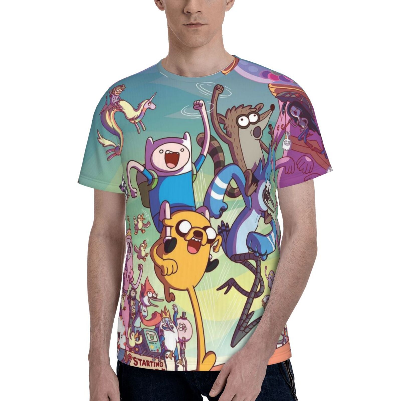 Adventure Time Jake The Dog T-Shirts 3d Printed Short Sleeve Tee Shirt ...