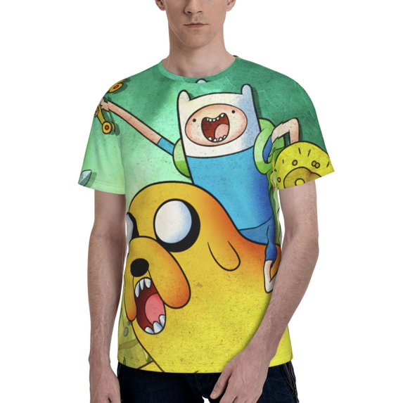 Adventure Time Jake The Dog T-Shirts 3d Printed Short Sleeve Tee Shirt ...