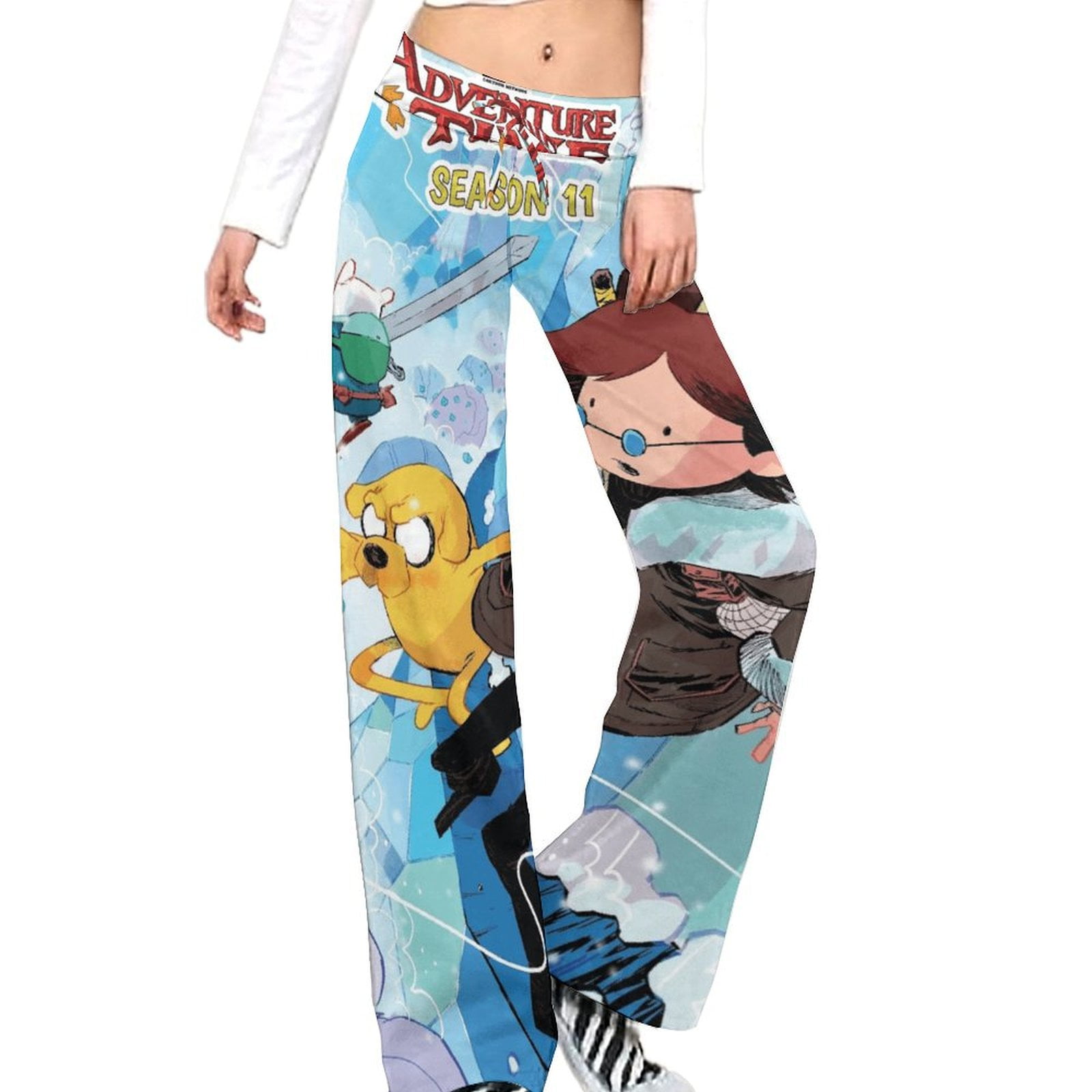 Adventure Time Jake The Dog Women's Wide Leg Yoga Pant Comfy Loose ...