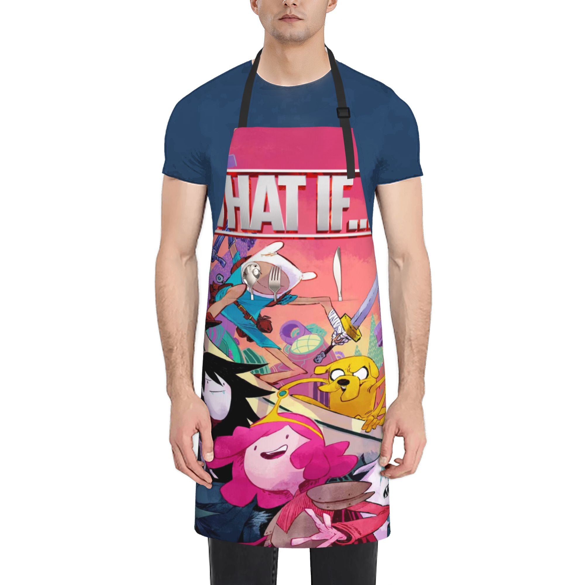 Adventure Time Jake the Dog Adjustable Bib Apron, Waterdrop Resistant ...