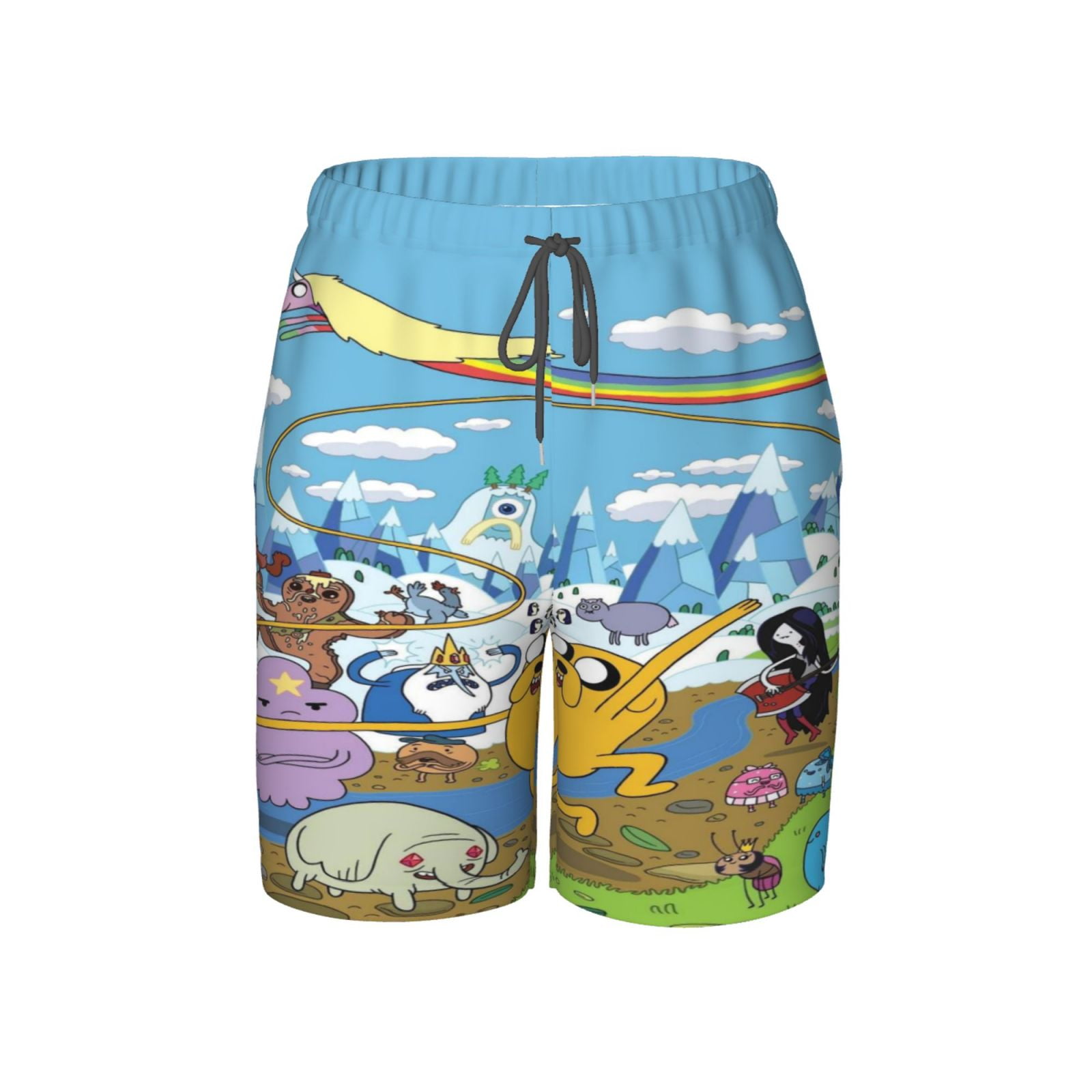 Adventure Time Jake the Dog Boy's Swim Trunks Quick Dry Board Shorts ...