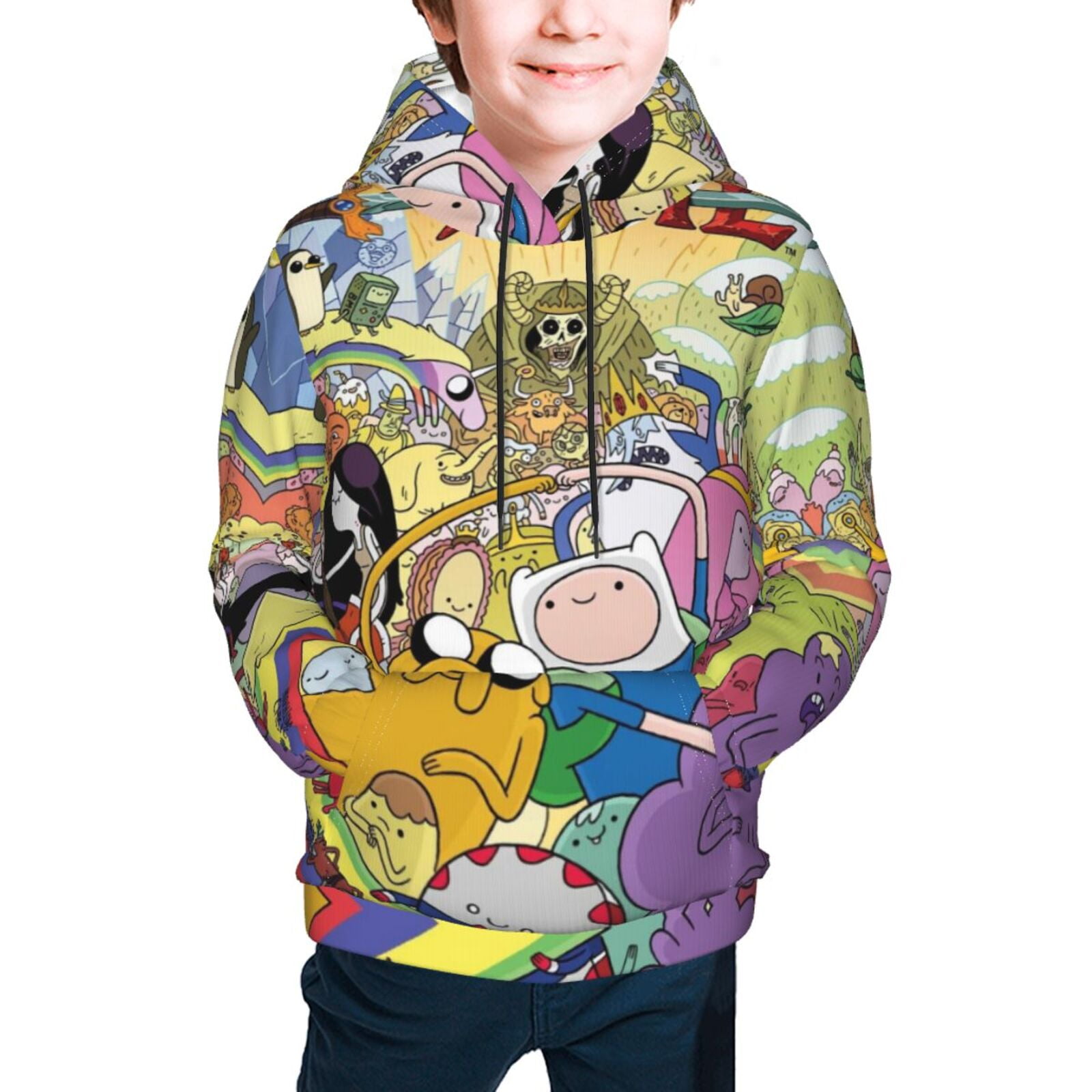 Adventure Time Jake the Dog Hoodie 3D Print Pullover Hooded Long Sleeve ...