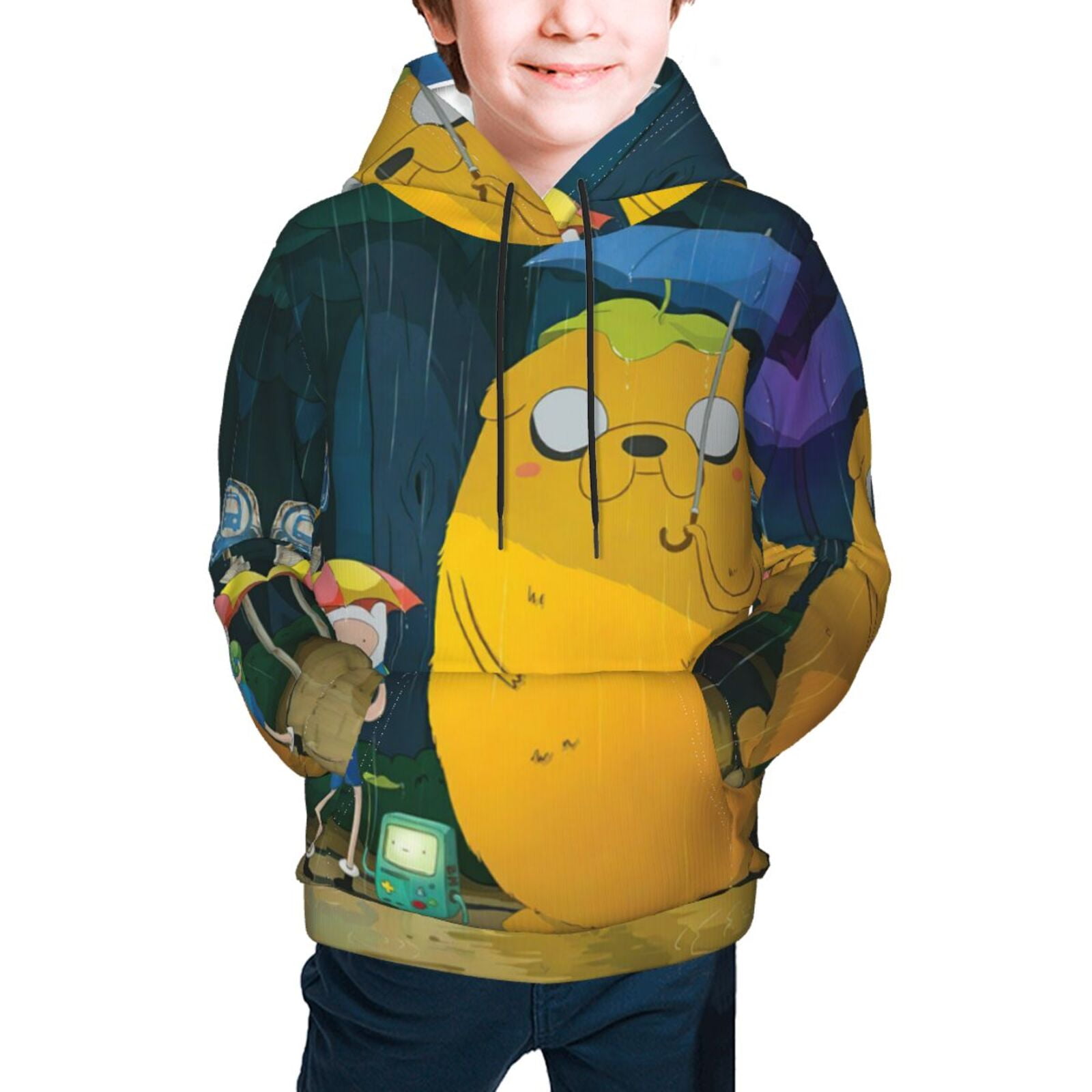 Adventure Time Jake the Dog Hoodie 3D Print Pullover Hooded Long Sleeve ...