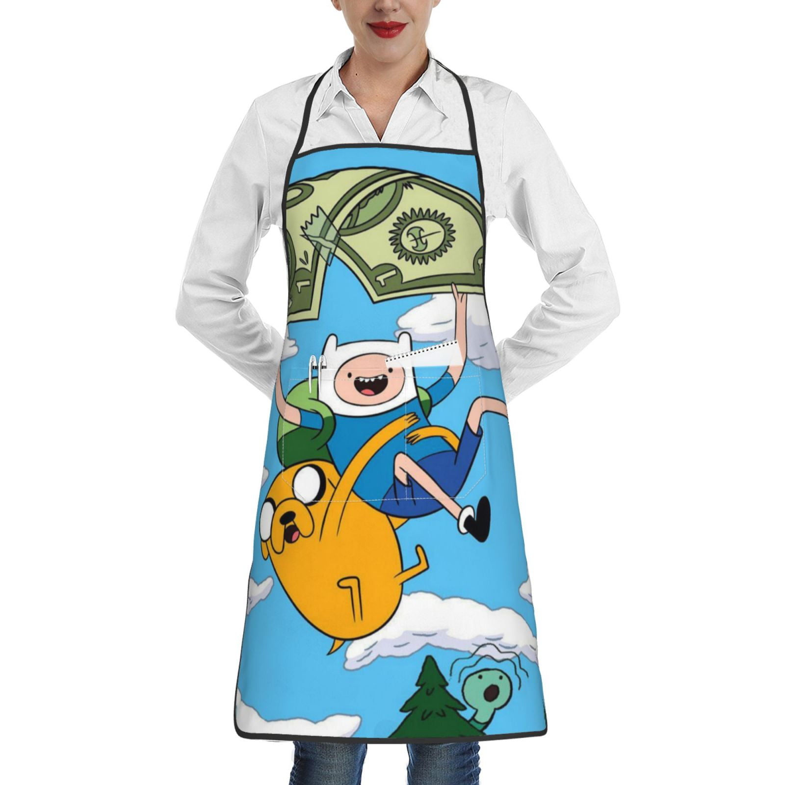 Adventure Time Jake the Dog Kitchen Cooking Aprons, Adjustable Bib Soft ...