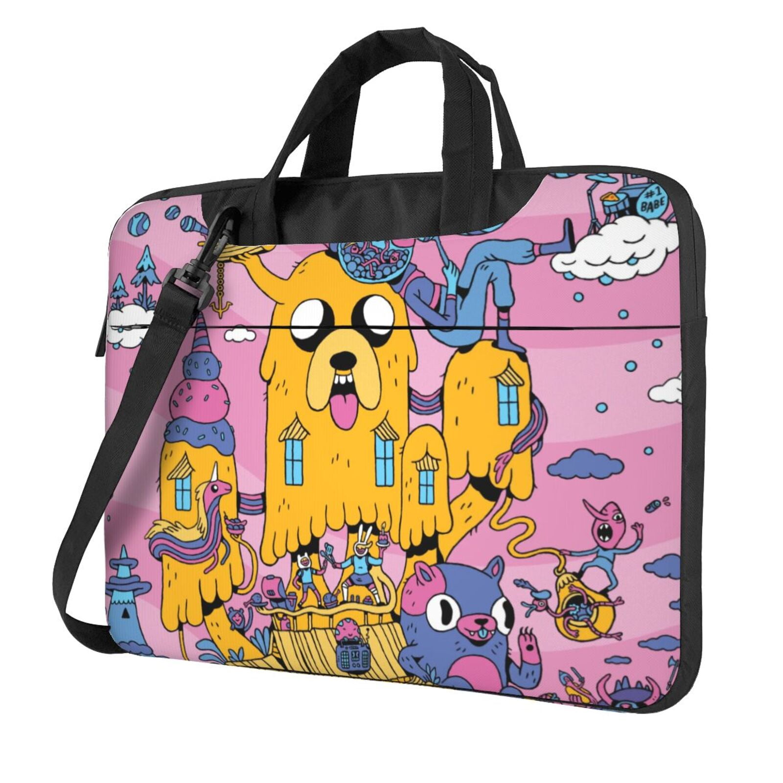 Adventure Time Jake the Dog Laptop Bag Case, 14 inch Computer Bag ...