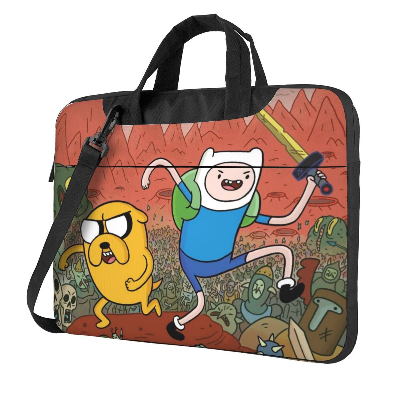Adventure Time Jake the Dog Laptop Bag Case, 14 inch Computer Bag ...