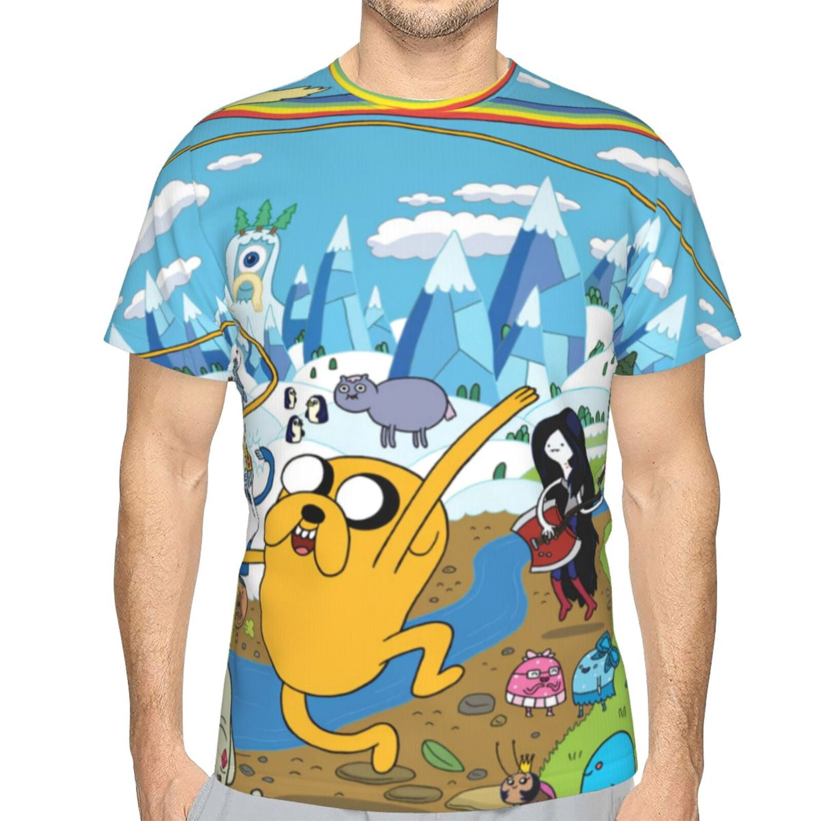 Adventure Time Jake the Dog Shirt 3d Printed T Shirt Crewneck Short ...