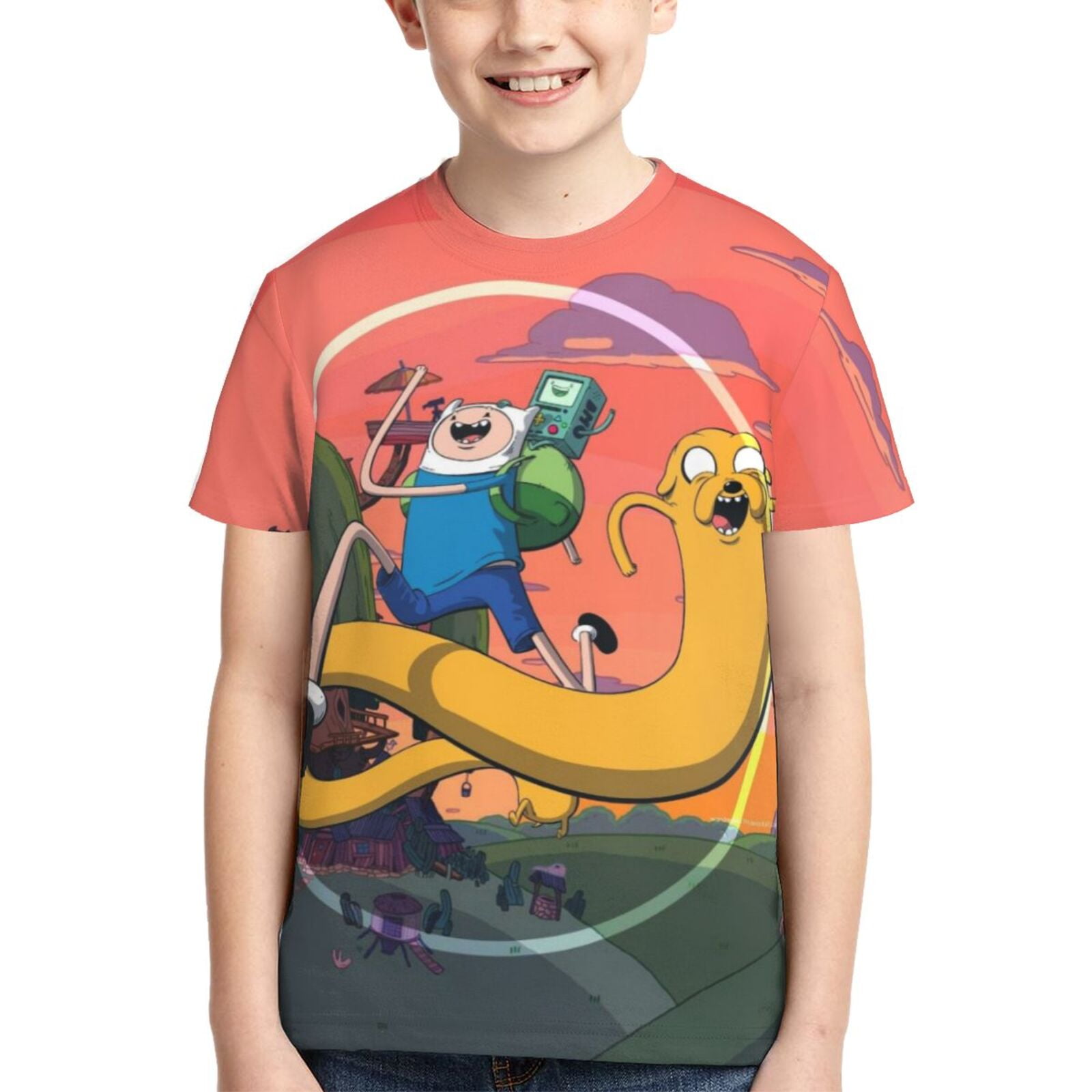 Adventure Time Jake the Dog T Shirts 3D Printed Short Sleeve Tee Shirt ...