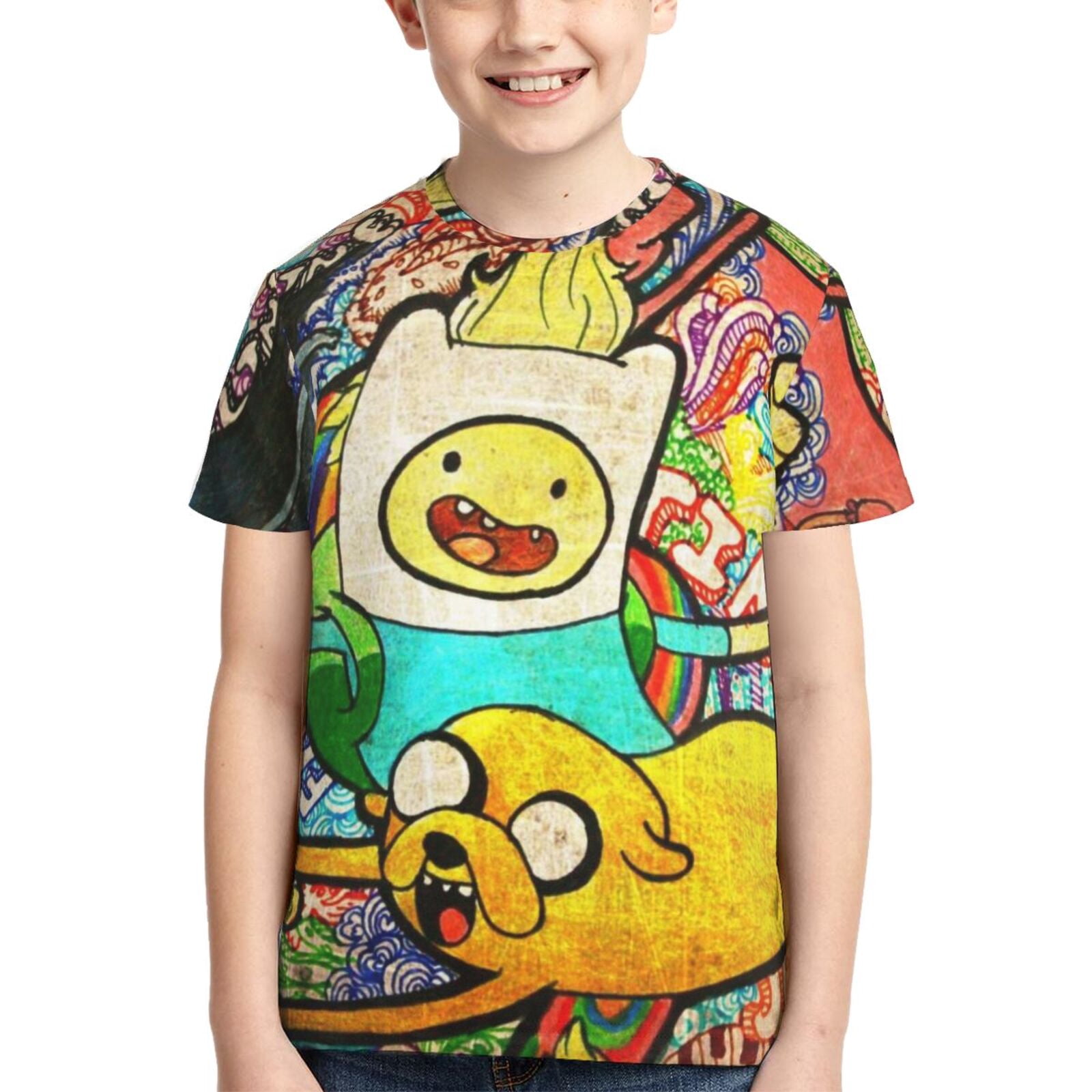 Adventure Time Jake the Dog T Shirts 3D Printed Short Sleeve Tee Shirt ...