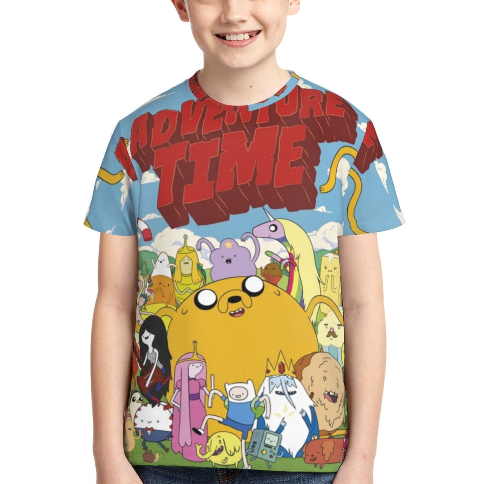 Adventure Time Jake the Dog T Shirts 3D Printed Short Sleeve Tee Shirt ...